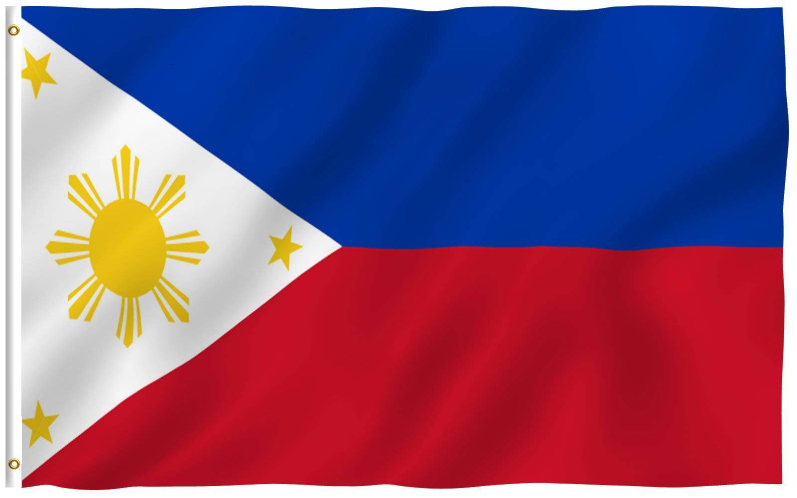 The Holiday Aisle® 3X5 Foot Philippines Flag - Vivid Colour And Fade ...