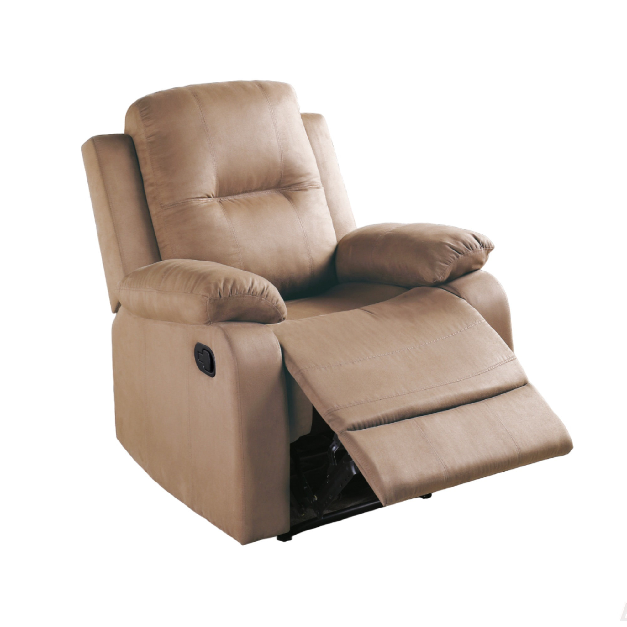 Latitude Run® Microfiber Motion Recliner Chair 1Pc Couch Manual Motion ...