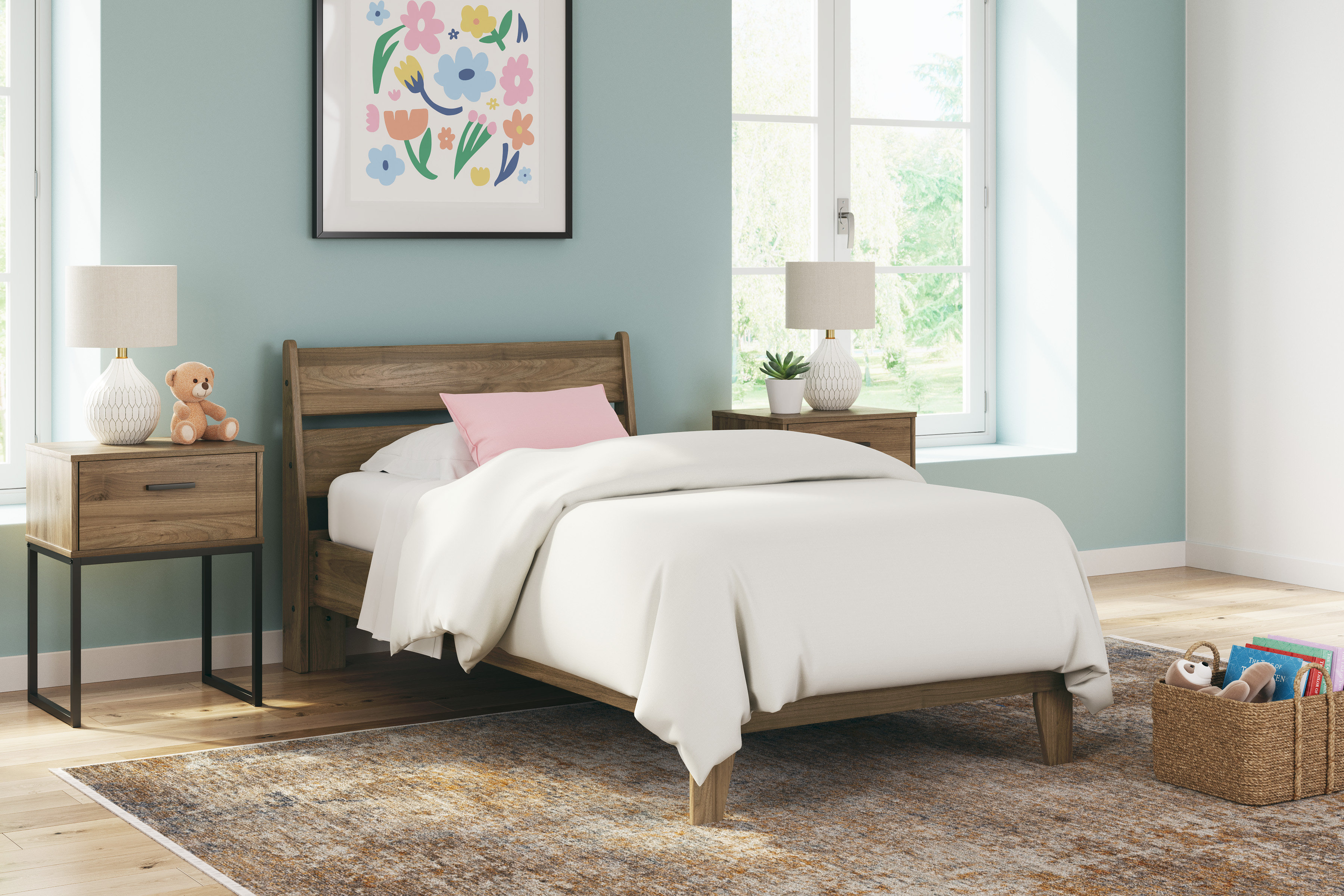 Latitude Run® Deanlow Full Platform Panel Bed | Wayfair