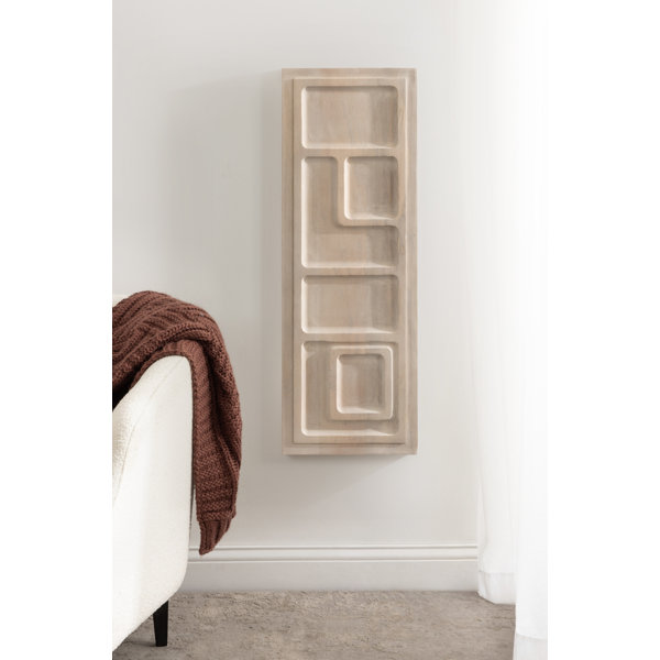 AllModern Tala Solid Wood Panel Wall Art Plaque & Reviews | AllModern