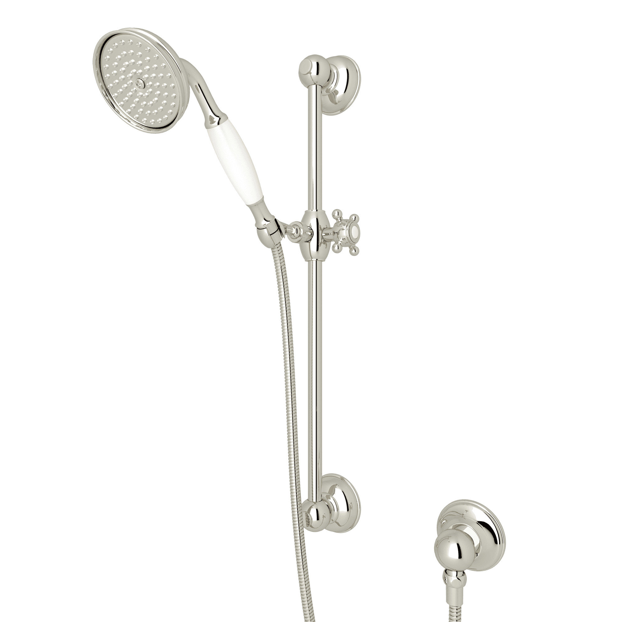 Rohl Spa Handshower Set with 22" Slide Bar and Single-Function ...