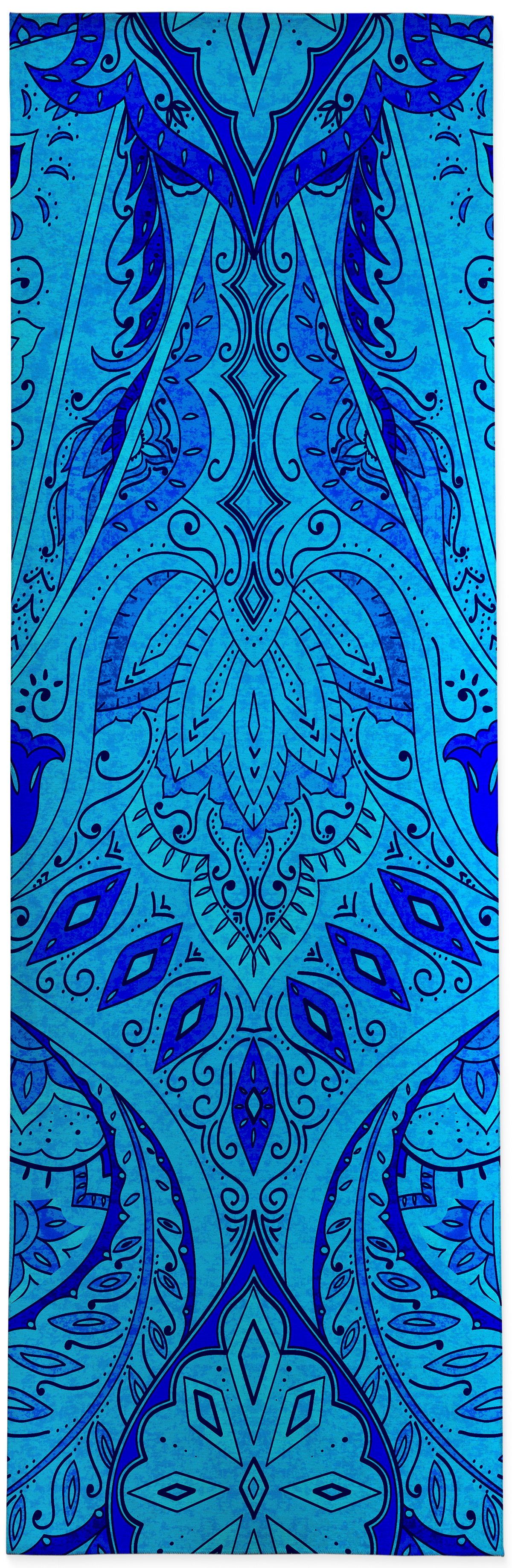 Bungalow Rose Power Loom Blue/Violet Rug | Wayfair