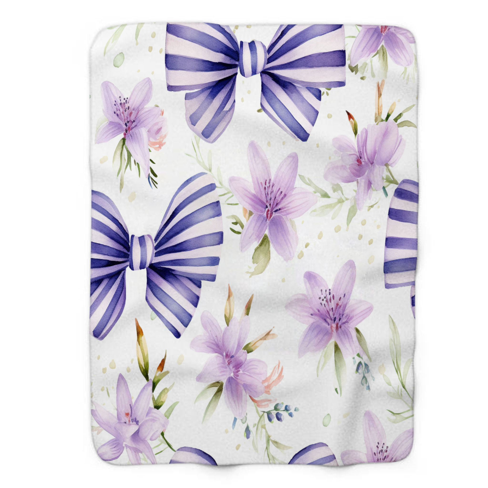 MentionedYou Rainbow Ribbon - 1 Piece Premium Sherpa Blanket | Wayfair