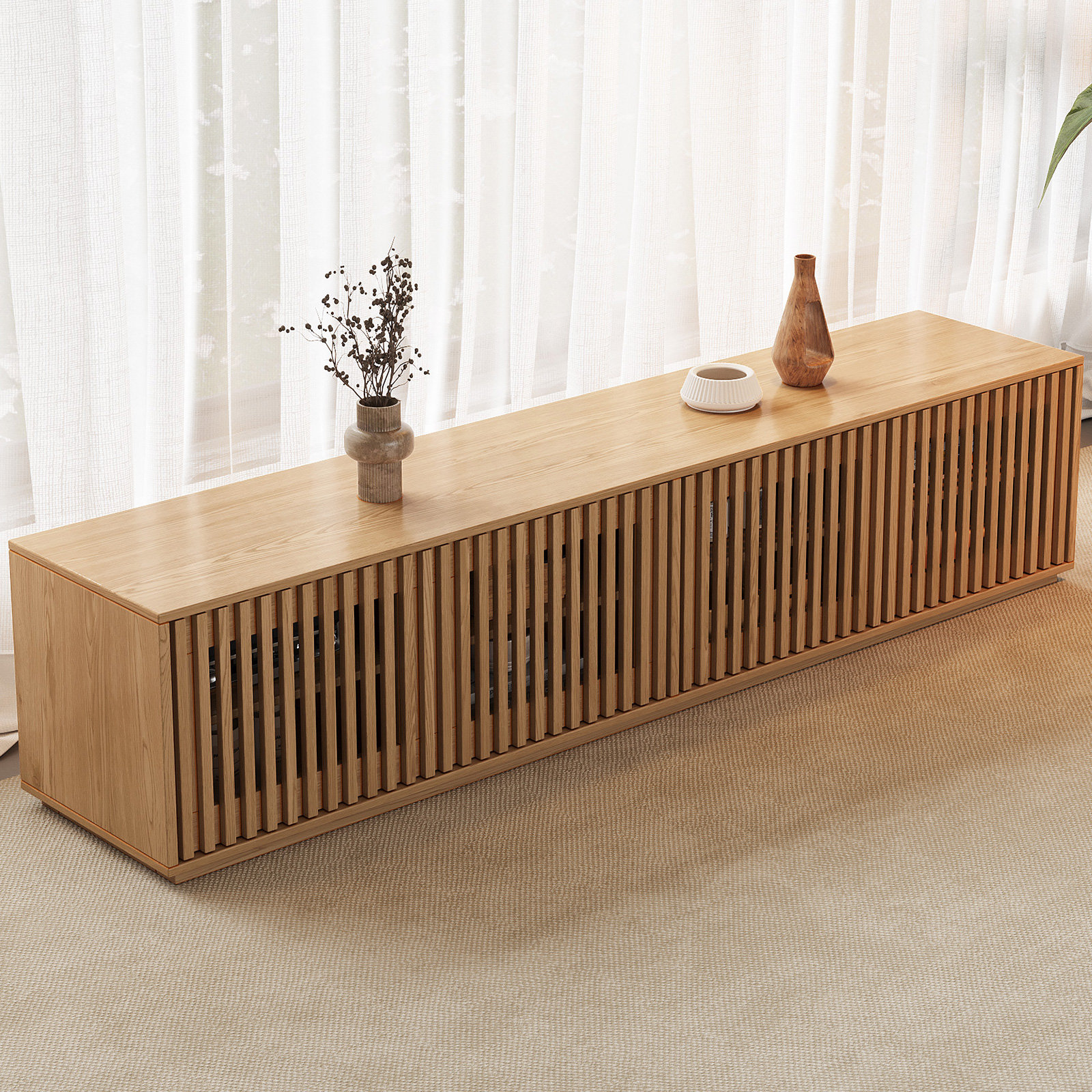 Latitude Run® Mid Century TV Stand For Living Room,Modern TV Media ...