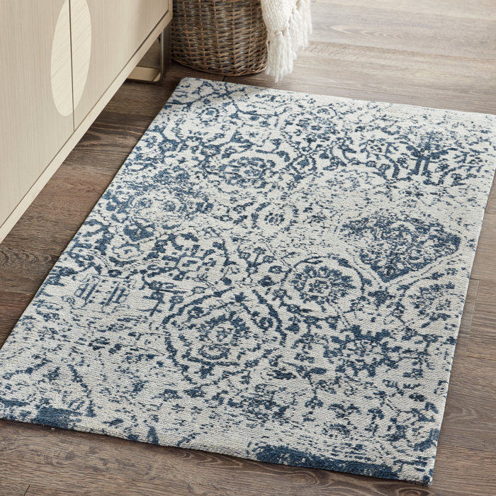 Ophelia & Co. Craine Denim Blue Rug & Reviews | Wayfair