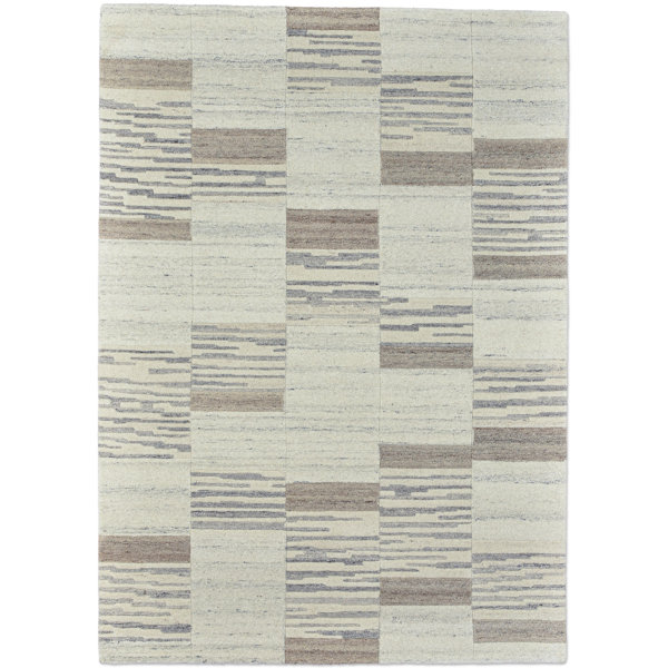 Theko Patchwork Wool Hand Tufted Area Rug | Wayfair.co.uk