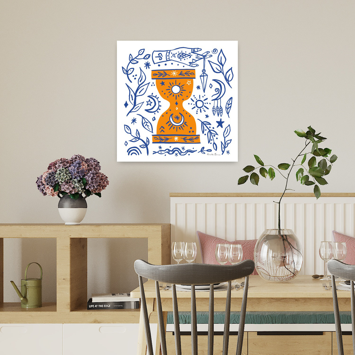 Dakota Fields Contemporary Everyday Mystic Iii With Astrology Blue Art ...
