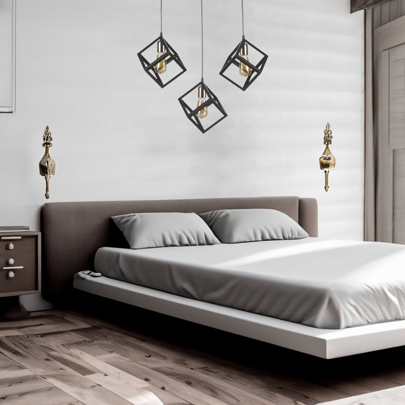 17 Stories Zaniya 3 - Light Multicolor Kitchen Island Pendant | Wayfair