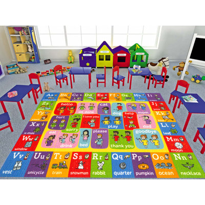 Zoomie Kids ABC Alphabet ASL Sign Language Learning Game Play Non Slip ...