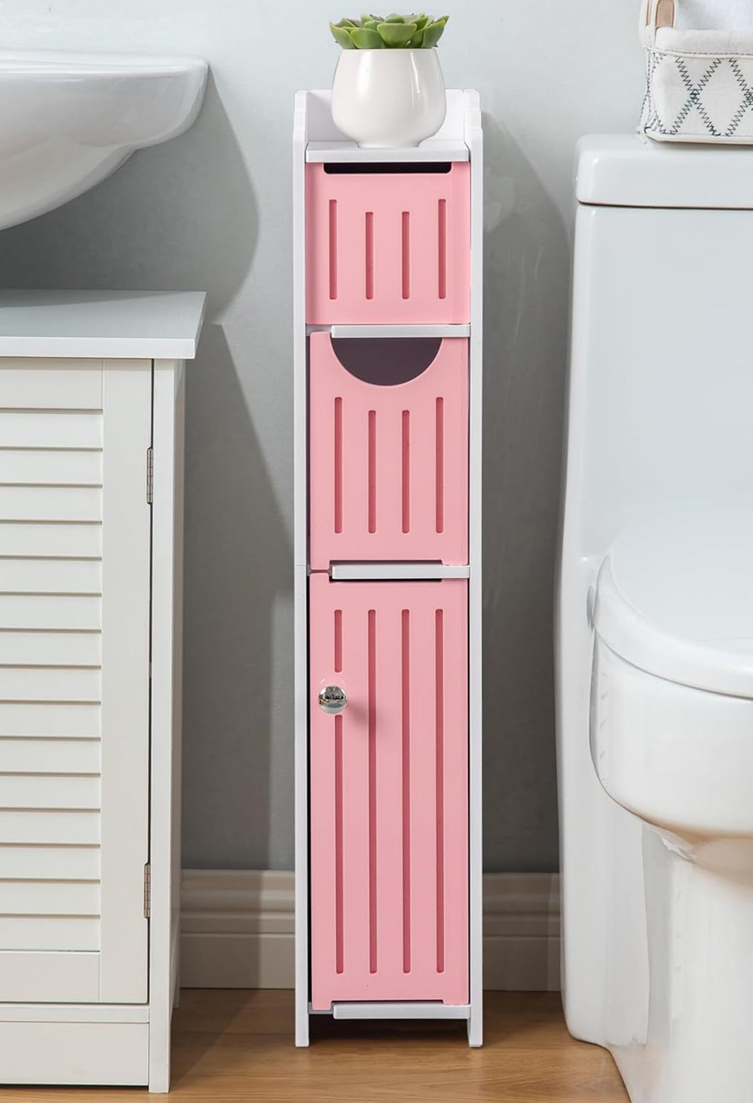 Latitude Run® Small Bathroom Storage Cabinets for Small Spaces ...