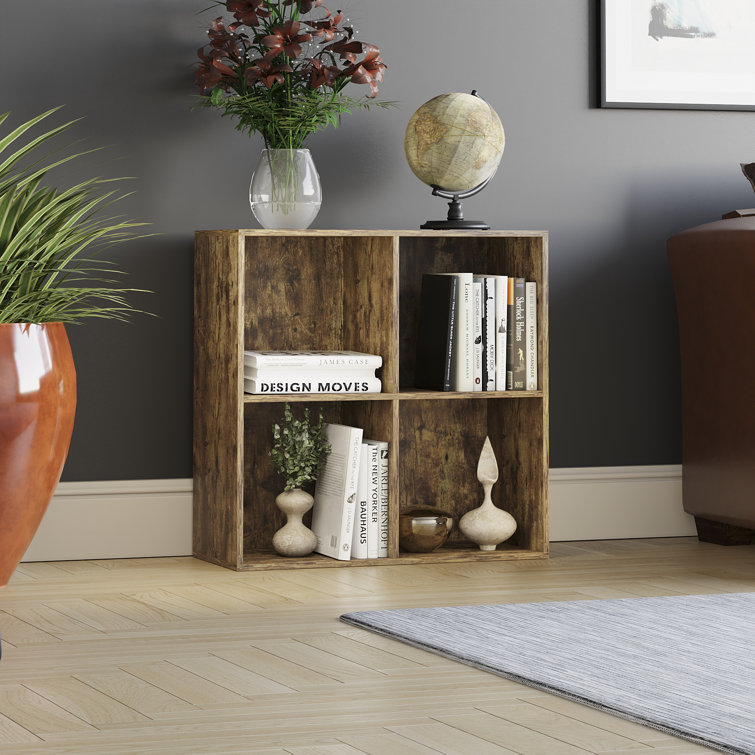 Alpen Home 2x2 Cube Storage Unit, Dark Wood | Wayfair.co.uk