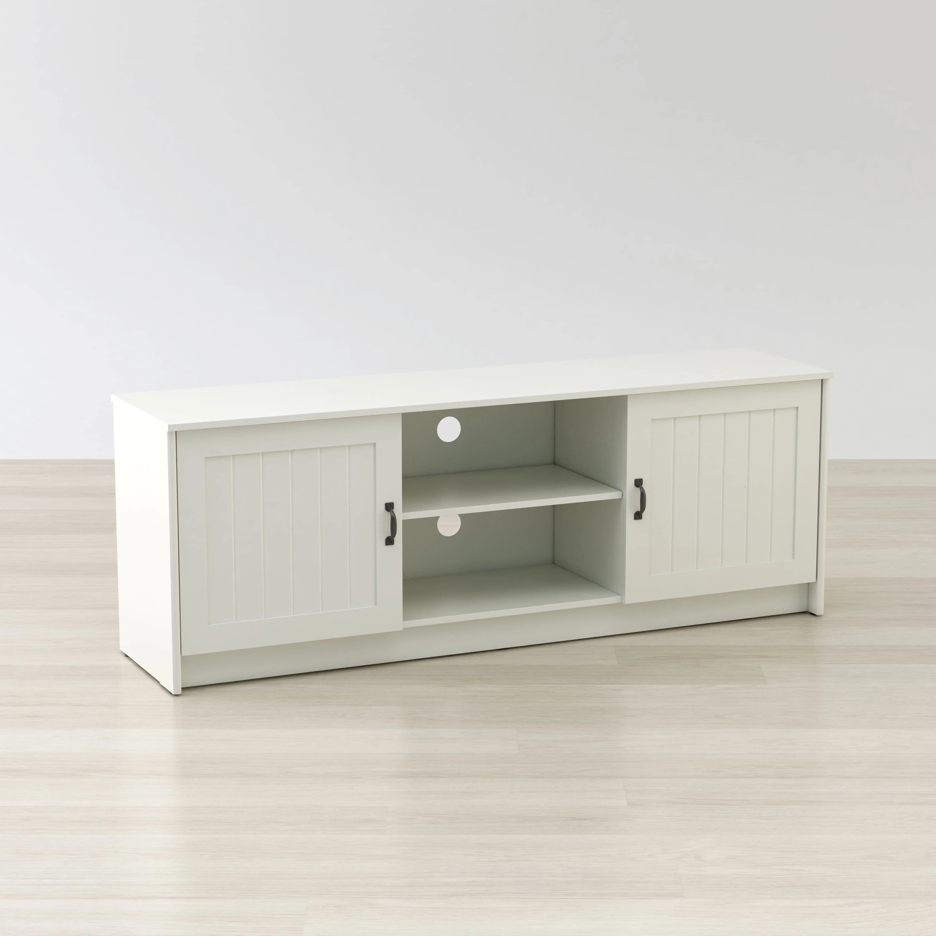 Hokku Designs Quaron 63'' W Storage Credenza with Fireplace Included ...