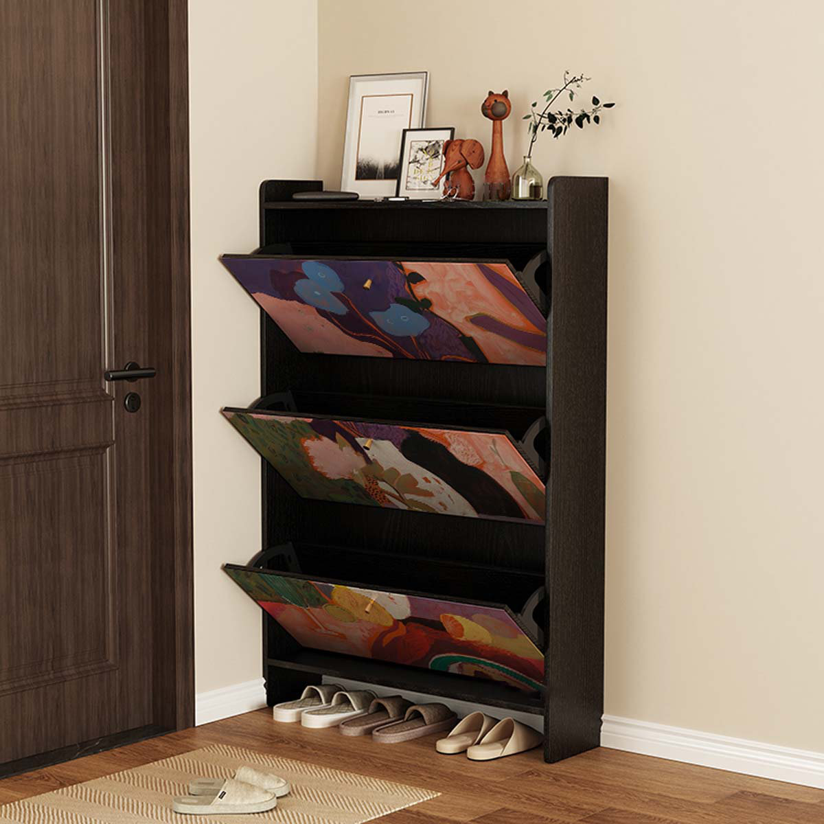 EXINTOR 12 Pair Shoe Storage Cabinet - Wayfair Canada