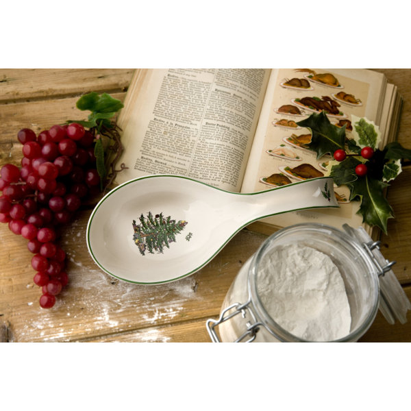 Spode Christmas Tree Spoon Rest 12" & Reviews | Wayfair