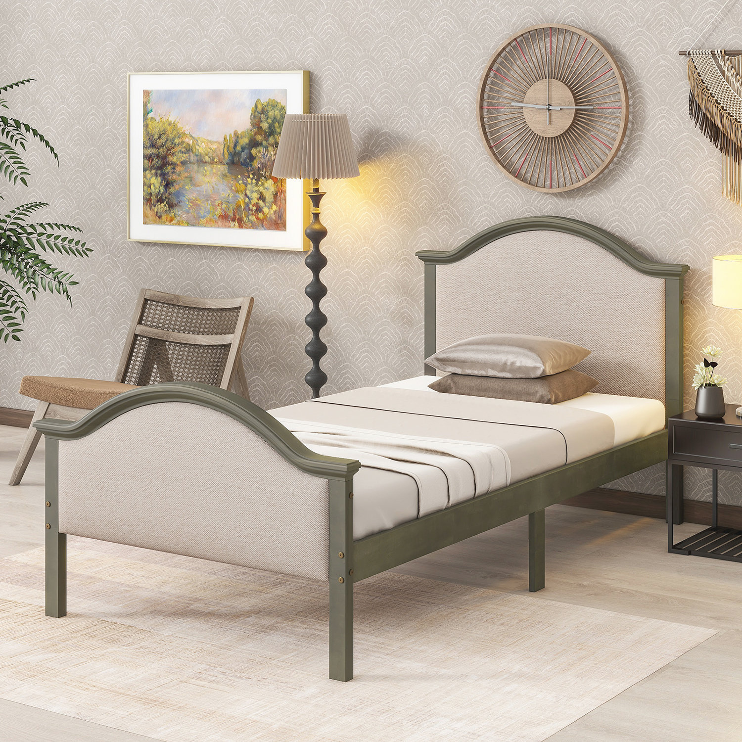 Alcott Hill Cohette Upholstered Platform Bed | Wayfair