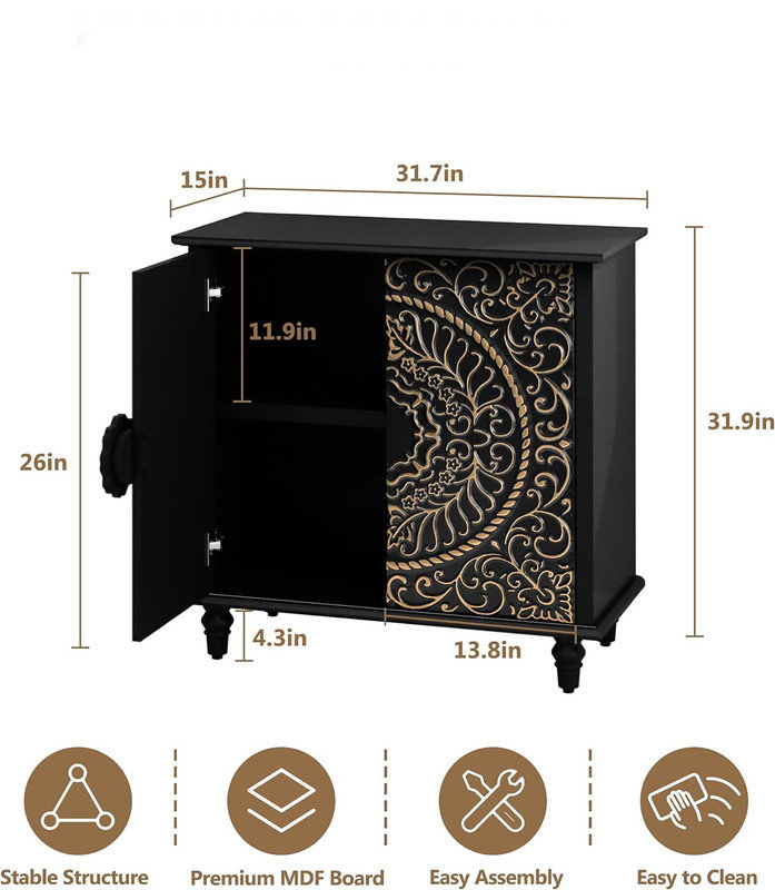 Bungalow Rose Oshinski Accent Cabinet | Wayfair