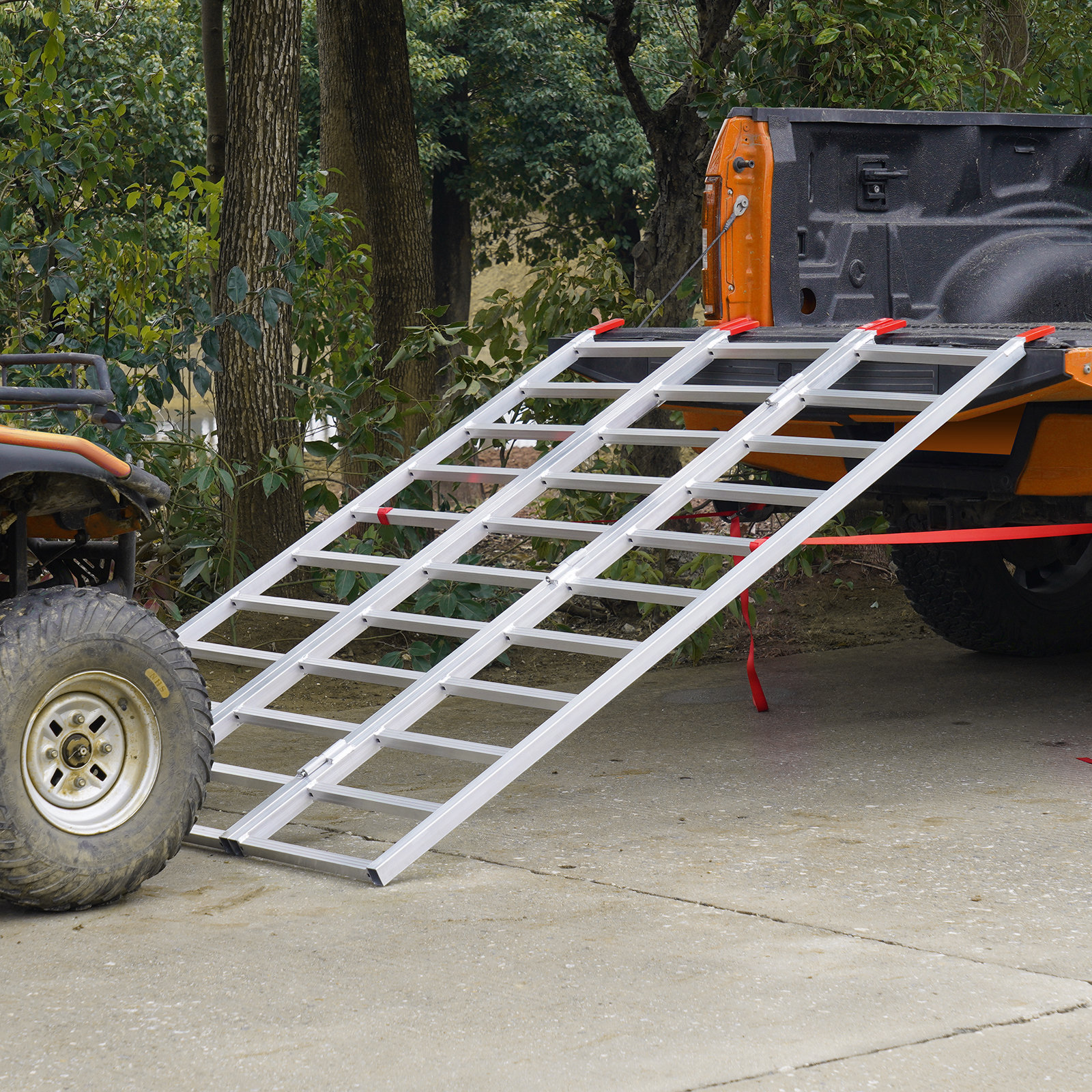 Stellweilan Tessberg Tri-Fold Aluminum Loading Ramp 1500 lbs 77" x 54 ...