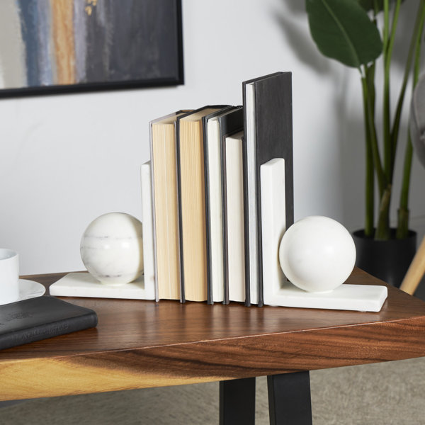 Birch Lane™ Orb Geometric Bookends & Reviews | Wayfair