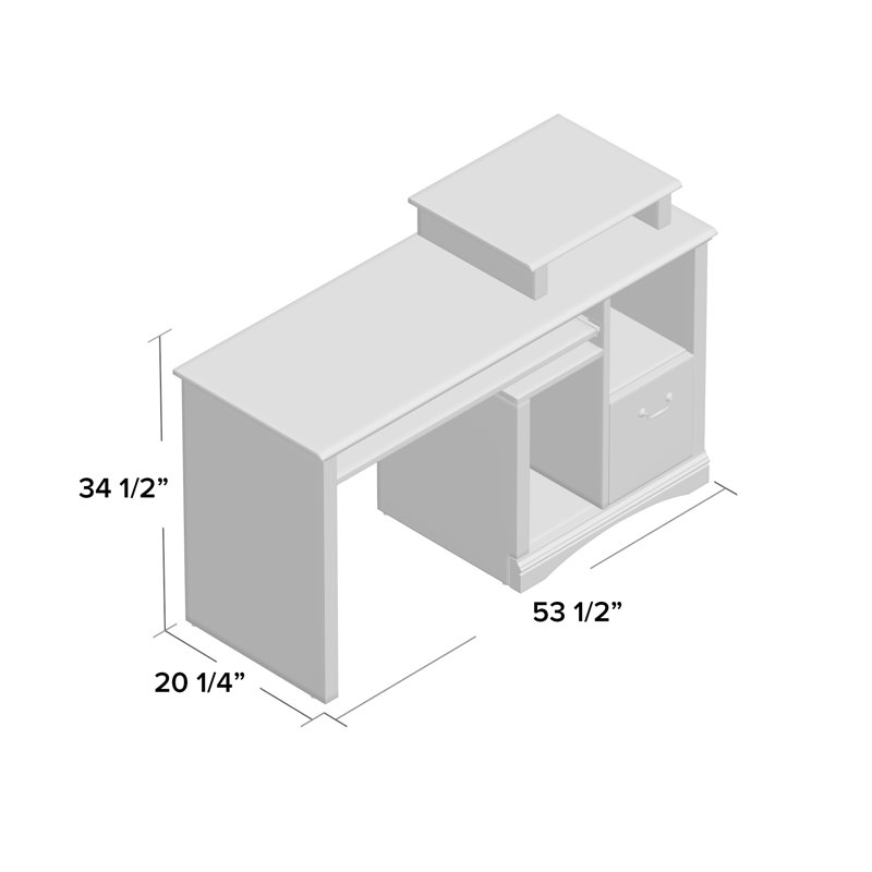 Alcott Hill® Hanlon Desk & Reviews | Wayfair