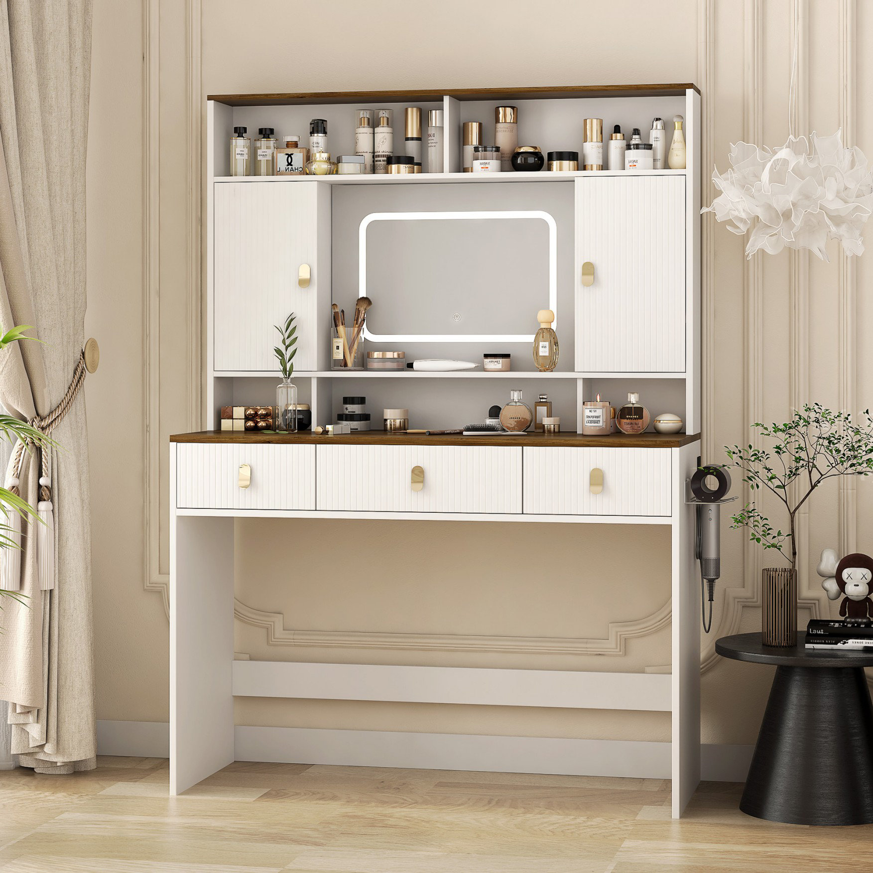 PRIME PLUMBING INCORPORATED Sophisticated vanity with touch control ...