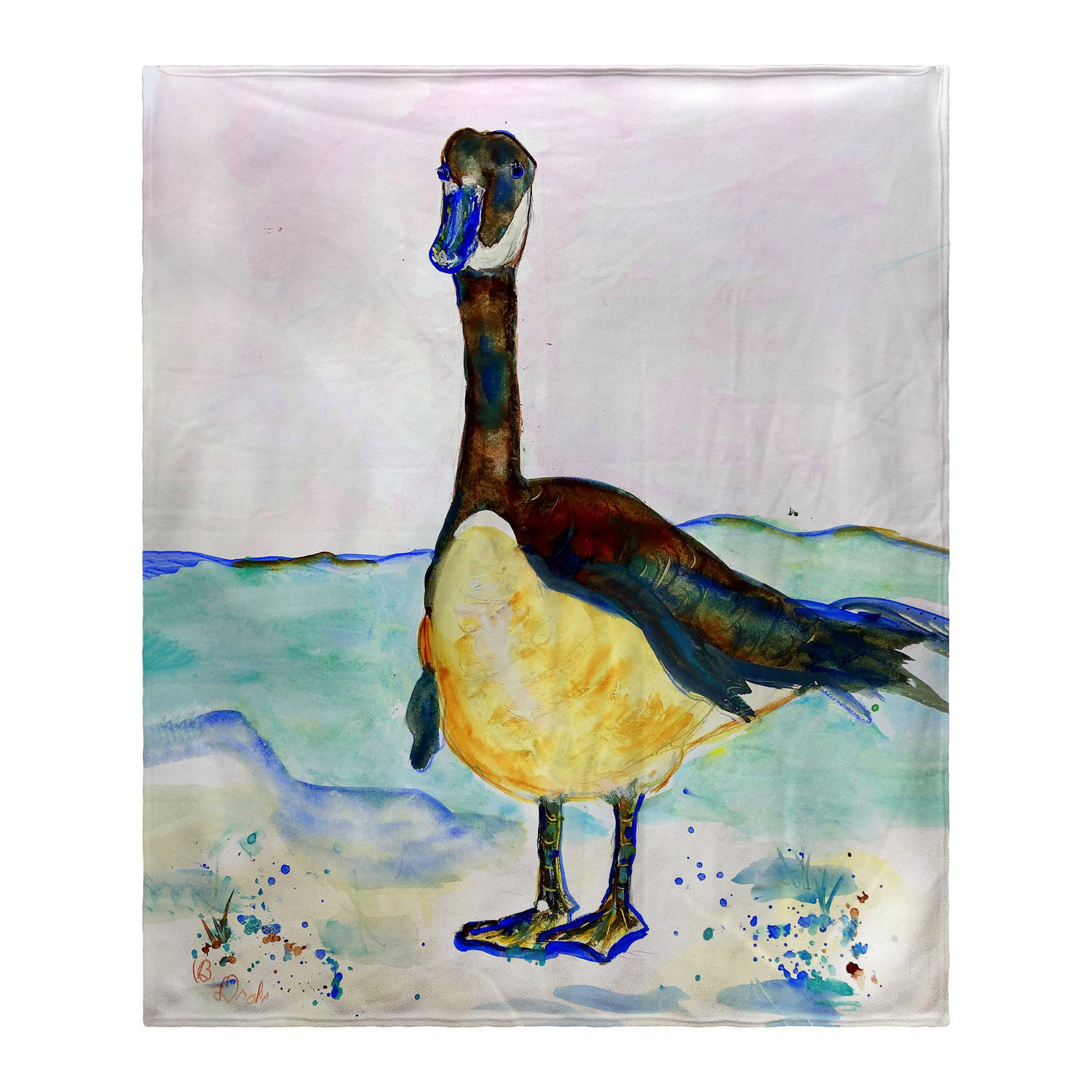 Betsy Drake Interiors Betsy's Goose Throw | Wayfair