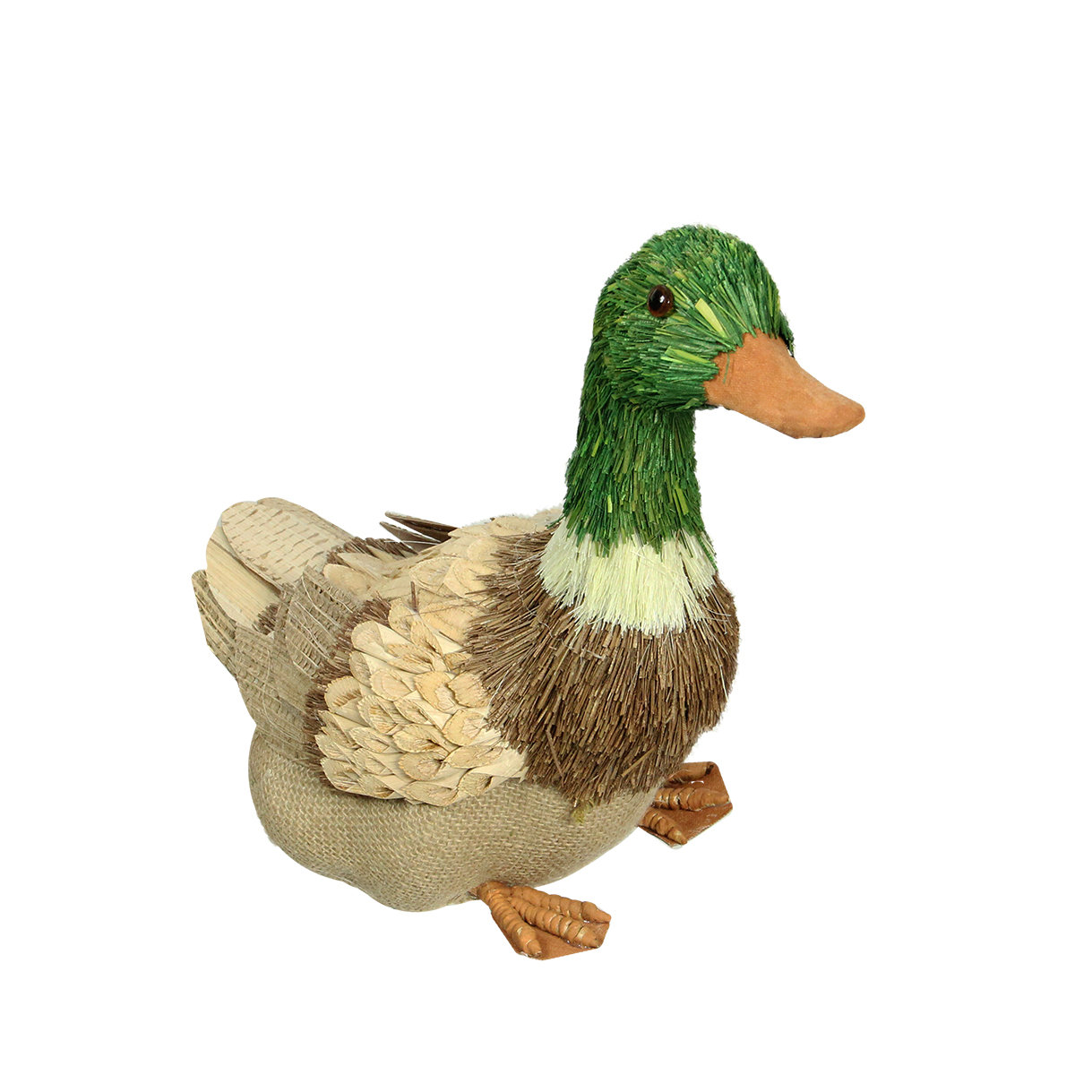 Northlight Seasonal 10.5" Tan Brown and Green Decorative Sitting Duck ...