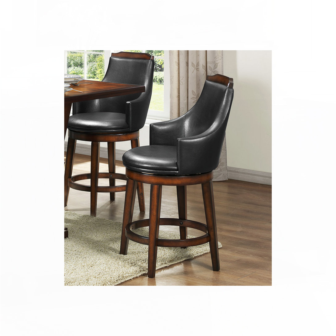Red Barrel Studio® Swivel Counter Height Chairs Set | Wayfair