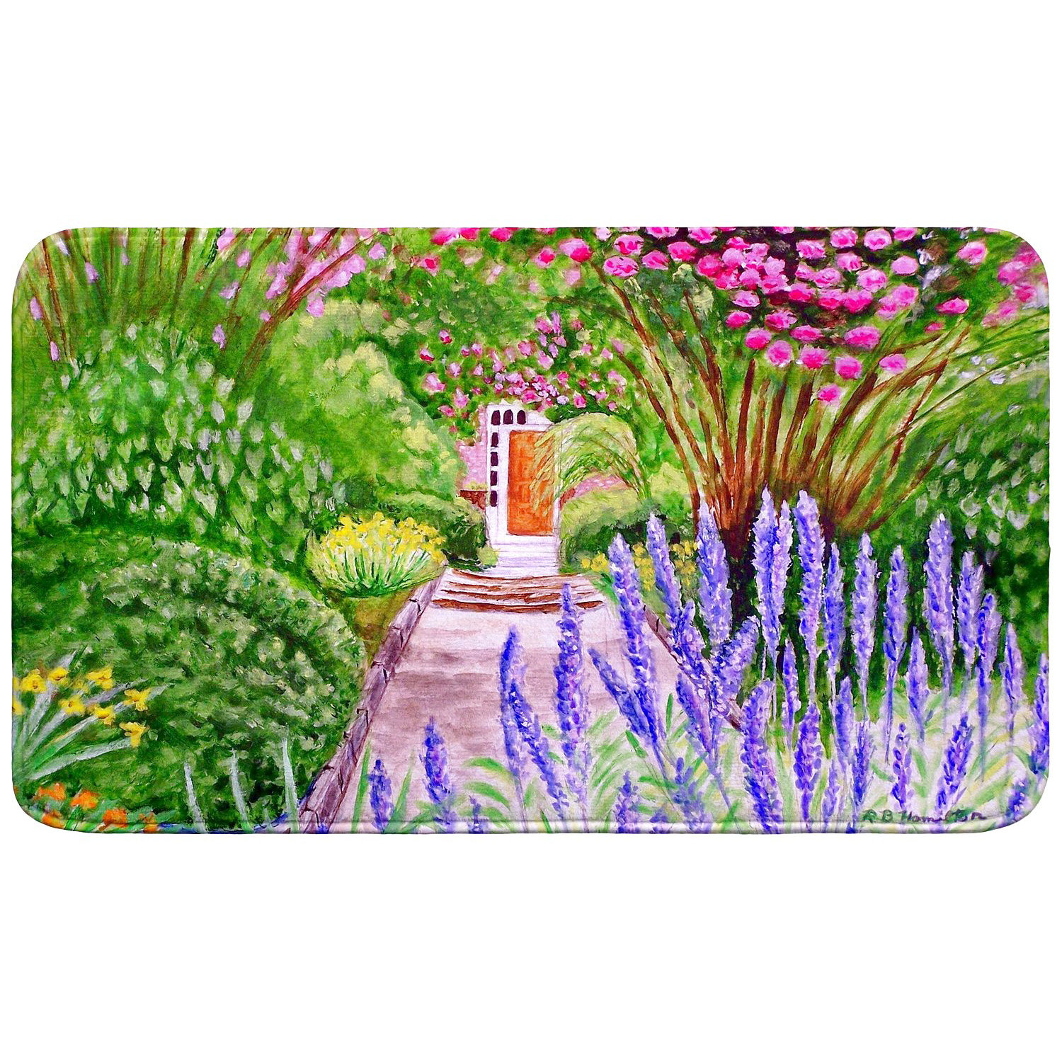 Dovecove Garden Door Bath Mat | Wayfair