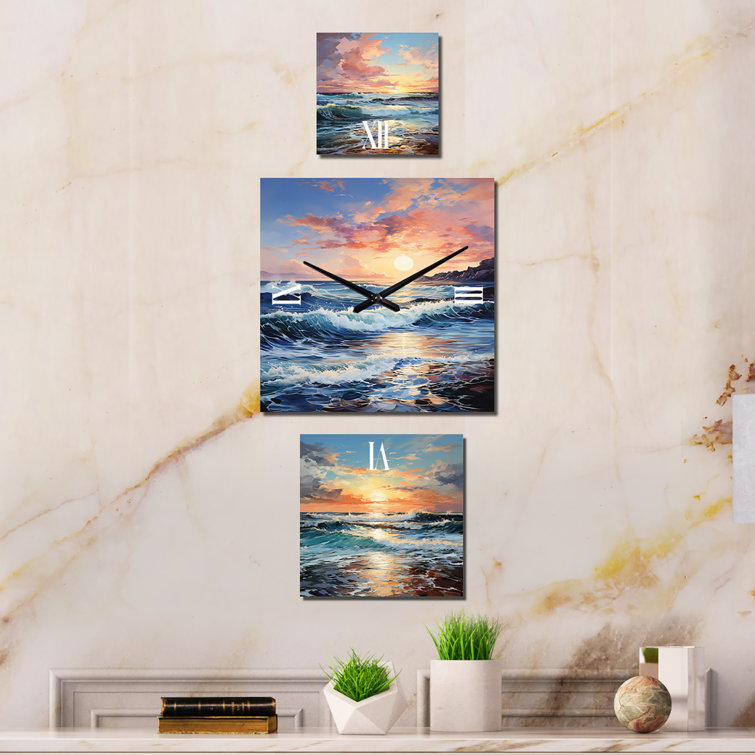 Latitude Run® Frasco Metal Wall Clock | Wayfair