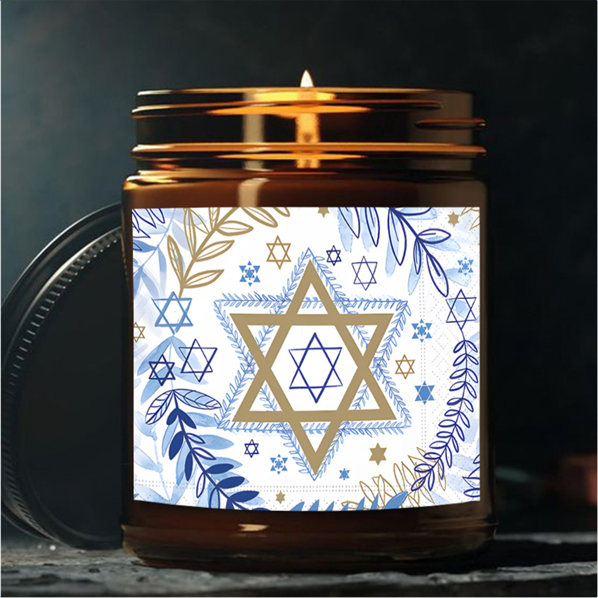 The Party Aisle™ Hanukkah Lavender Scented Candles,Gifts Jewish ...