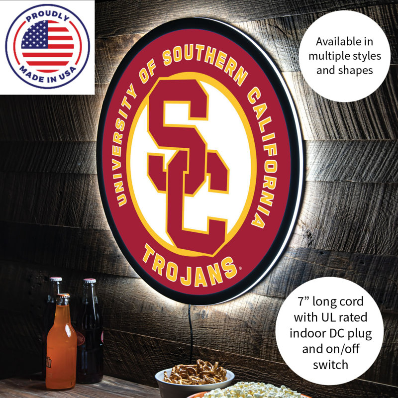 Evergreen Enterprises, Inc NCAA LED Round Lighted Wall Sign | Wayfair