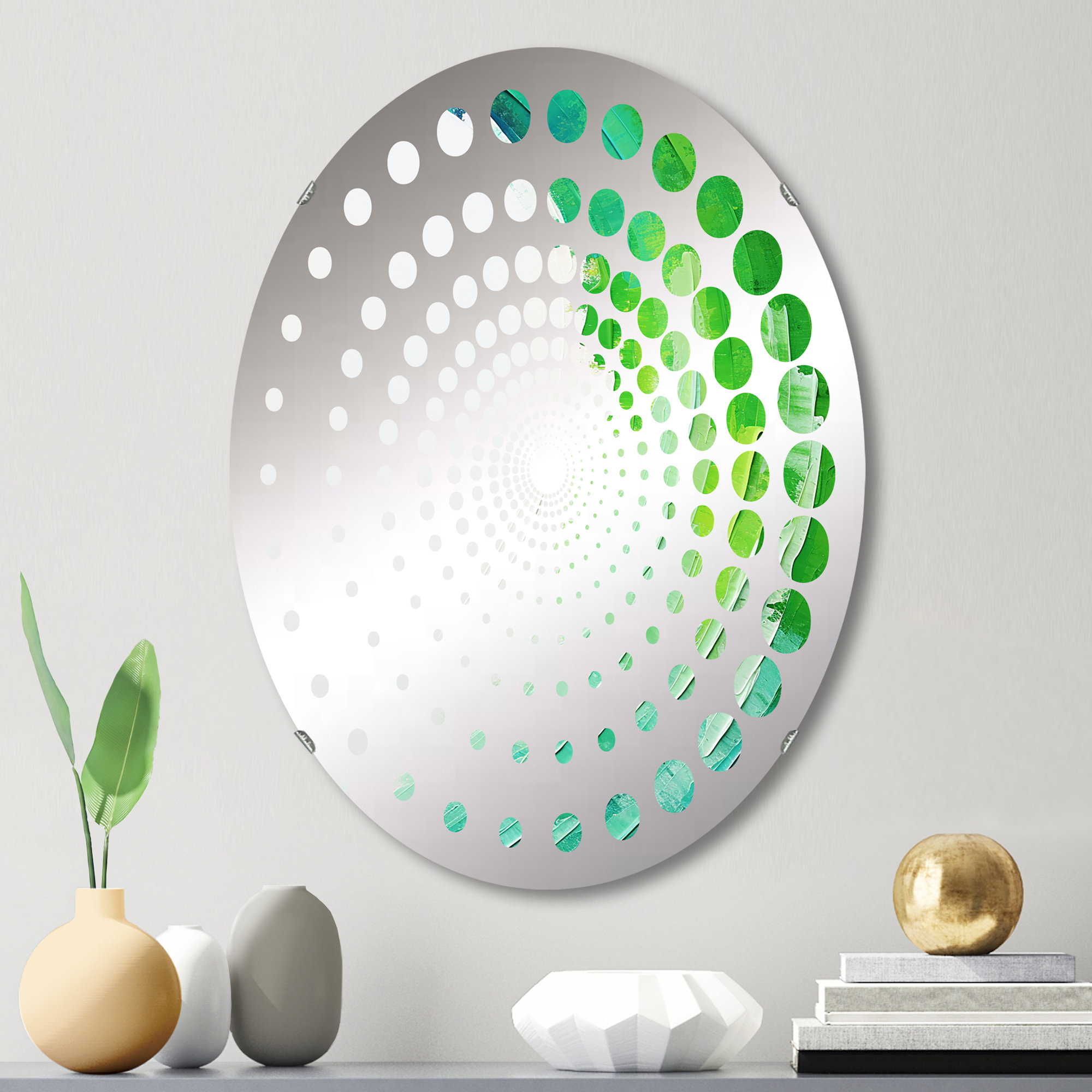 Design Art Magical Rainbow Essence Of Spectrum I - Spiral Dot ...