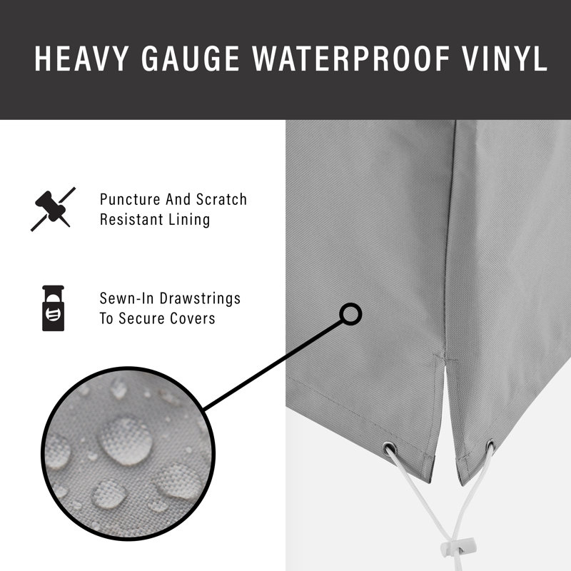 Rebrilliant Furniture Covers Outdoor Conversation Set Cover & Reviews ...