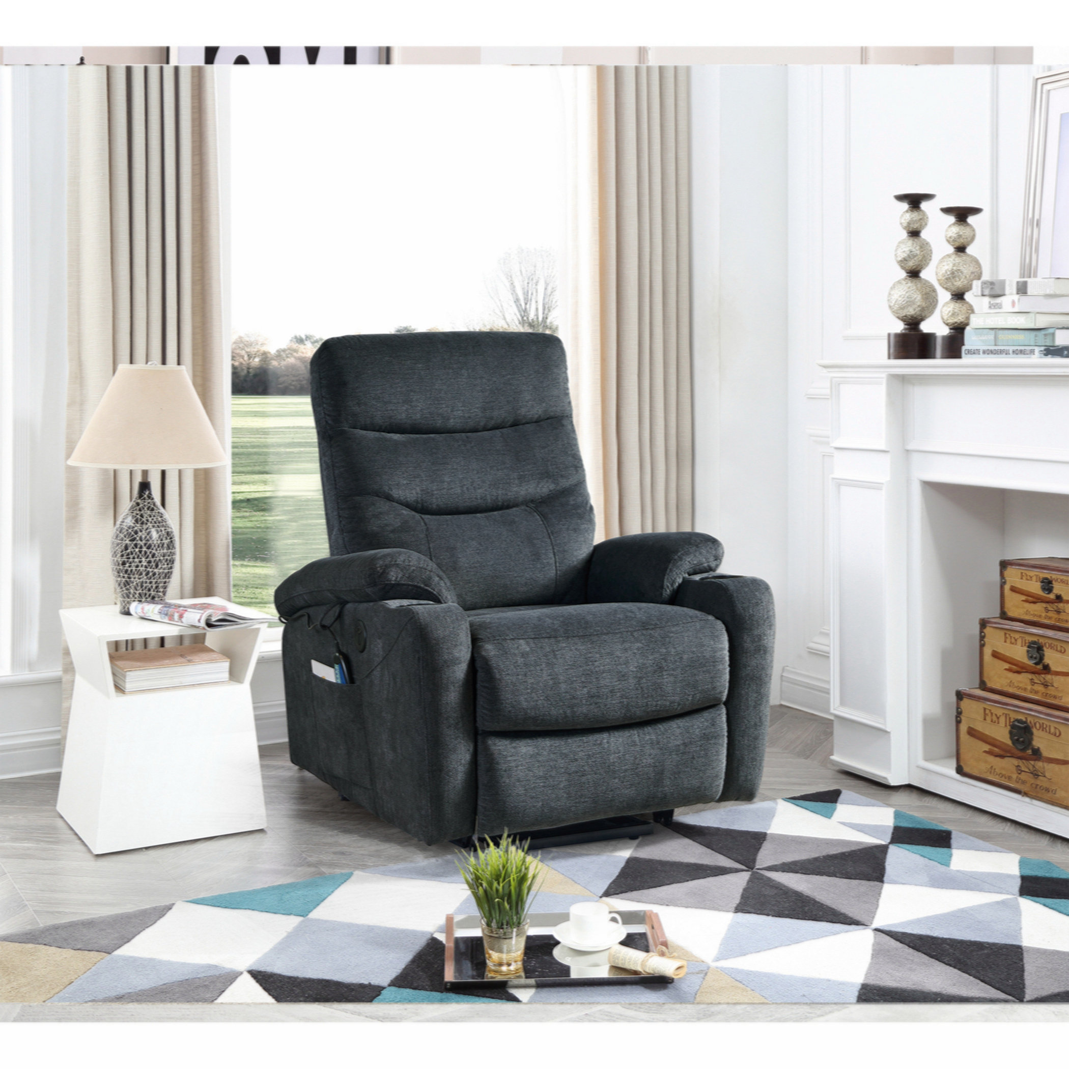 Latitude Run® Bende 35.5 " Wide Power Standard Recliner | Wayfair