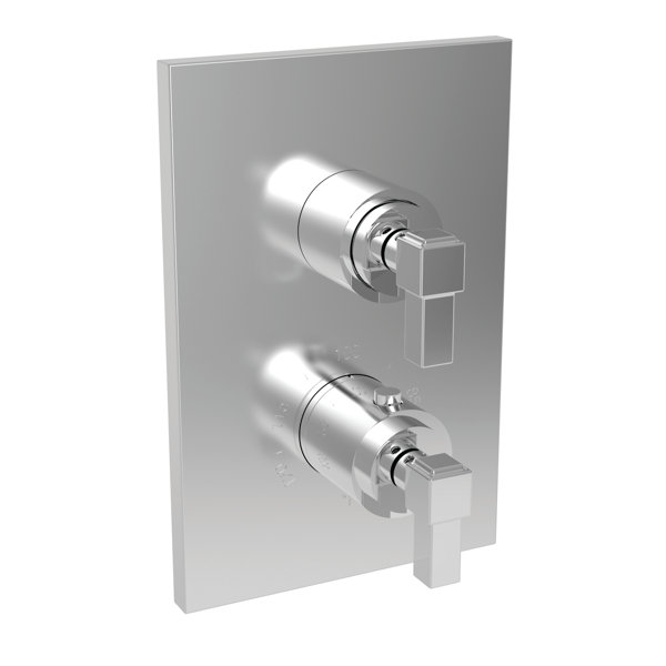 Newport Brass Malvina 1/2" Square Thermostatic Trim Plate With Handle ...