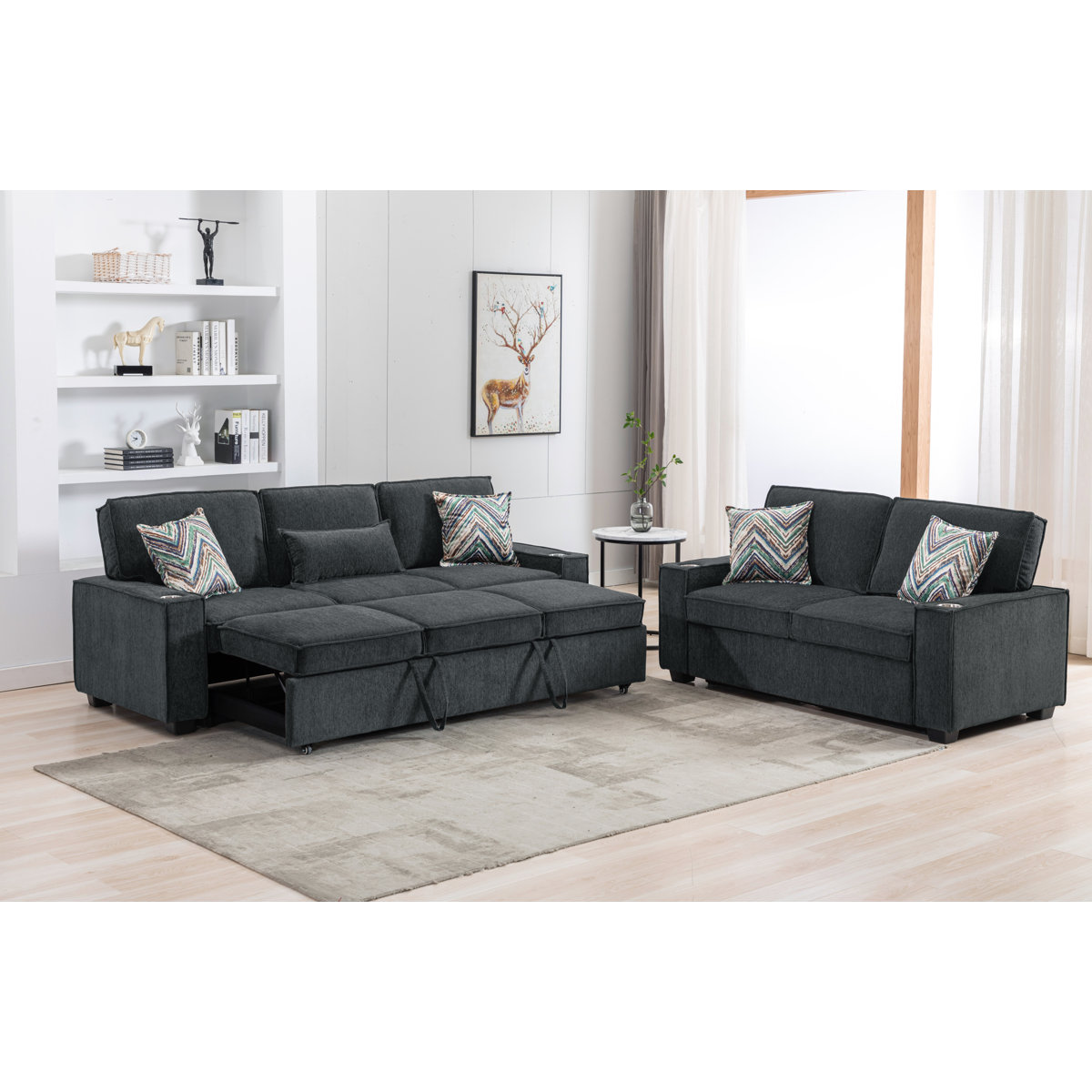Wade Logan® Anayalee 2 Piece Living Room Set & Reviews | Wayfair
