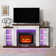 Ivy Bronx Raegyn 71.5'' W Electric Fireplace & Reviews | Wayfair