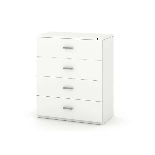 Friant My-Hite Metal Vertical Filing Cabinet with 4 Drawers, Interlock ...