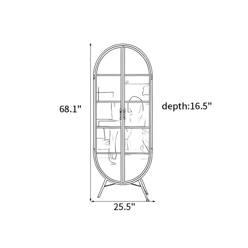 Parttlion American retro industrial style iron bookcase | Wayfair