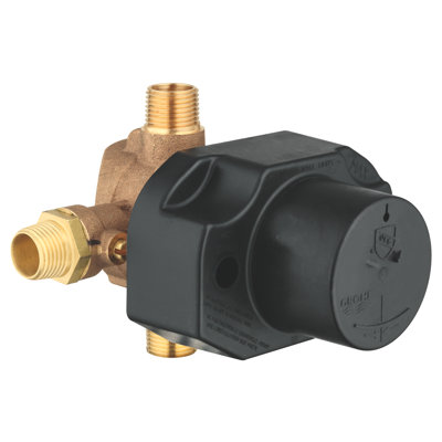 GROHE Eurodisc Cosmopolitan Pressure Balanced Volume Control Faucet ...