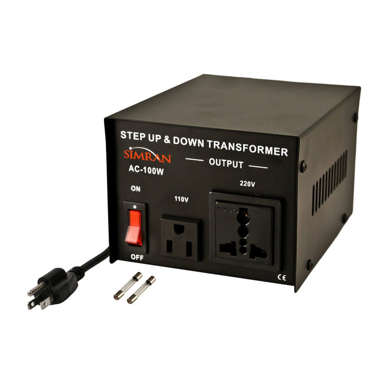 Simran Step Up/Down Voltage 100W Electronic Transformer & Reviews | Wayfair