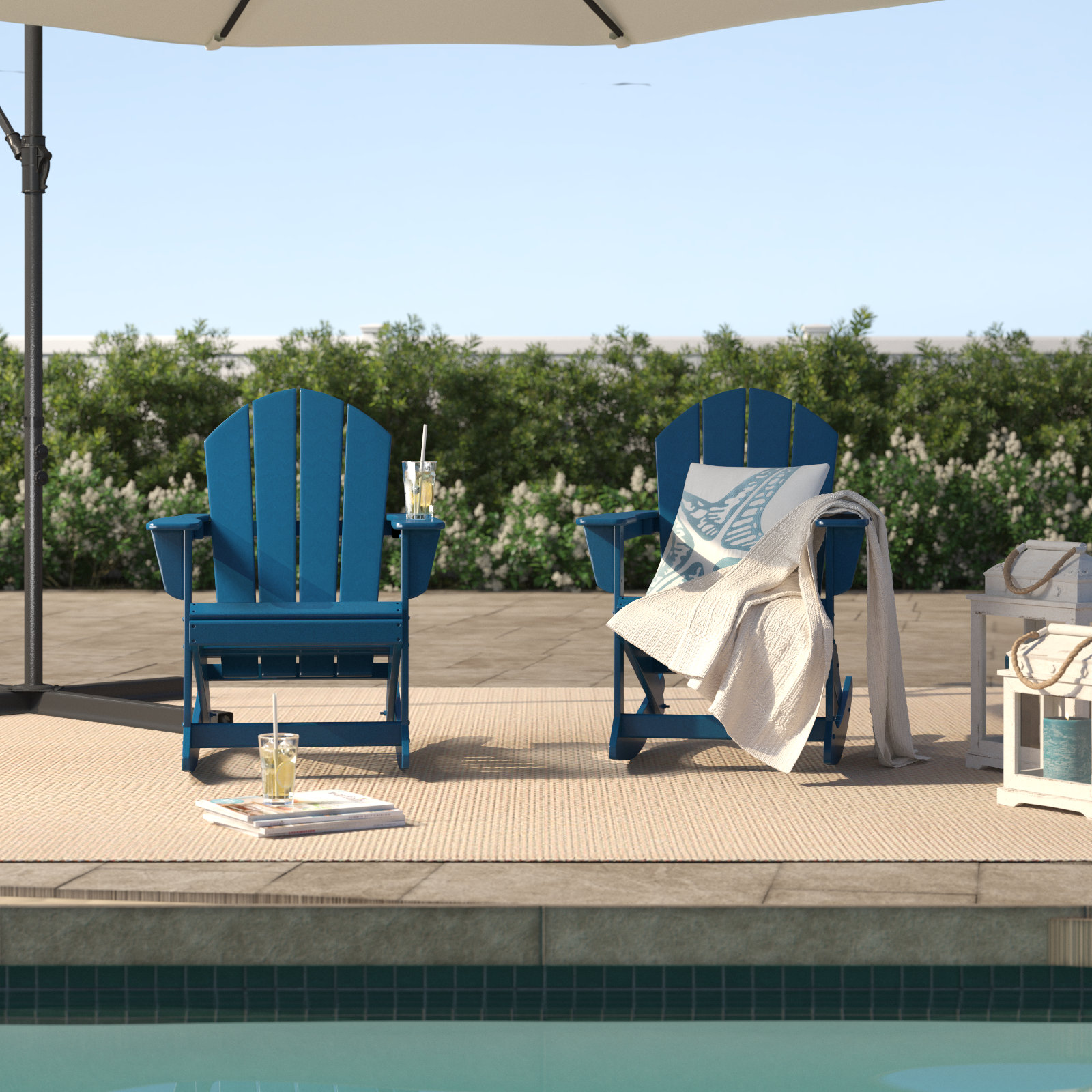 Wade Logan® Laguna Rocking Adirondack Chair & Reviews | Wayfair