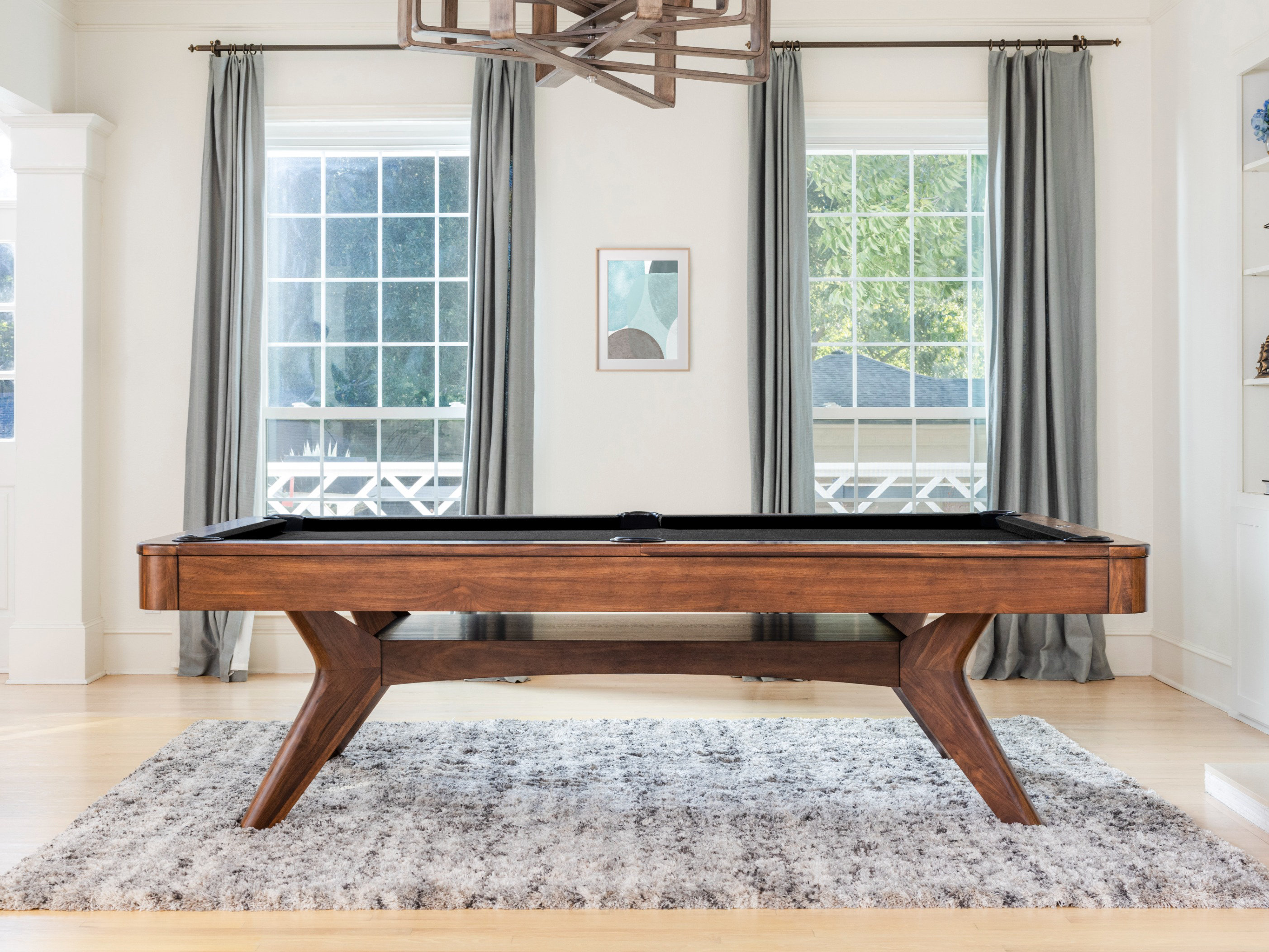 Imperial 8' Brevik Pool Table-Mid-Century Modern Design-Includes ...