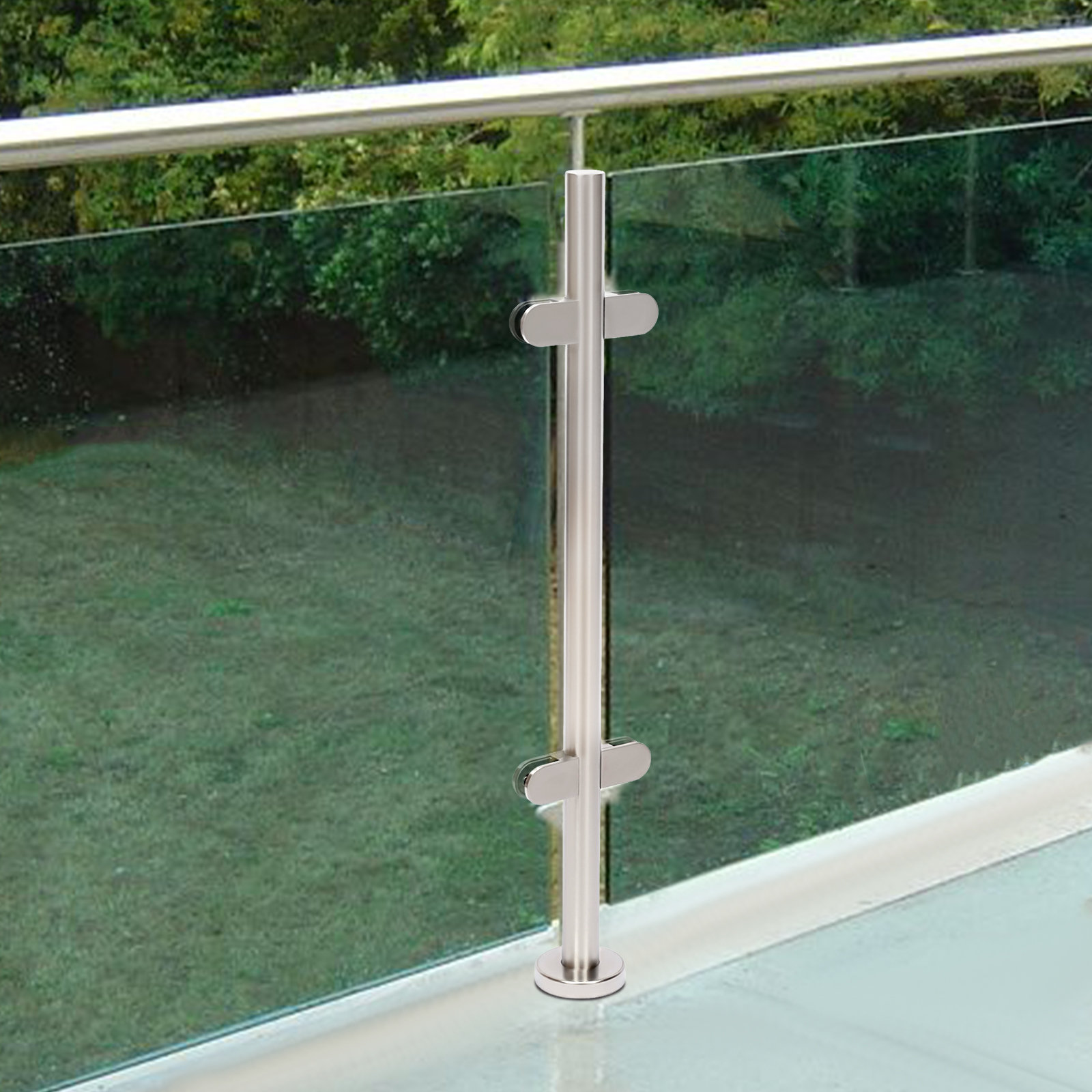 YYBSH Stainless Steel Railing Post (Middle Post) - Wayfair Canada