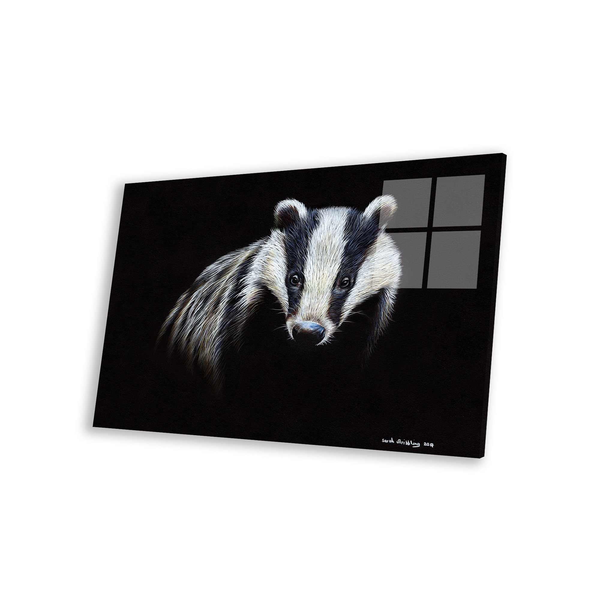 Millwood Pines Badger On Plastic/Acrylic by Sarah Stribbling Painting ...