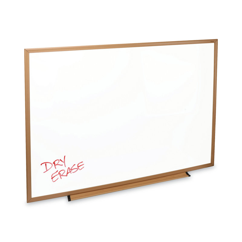 Universal Wall Melamine Small - 2' - 4' Framed Whiteboard & Reviews ...