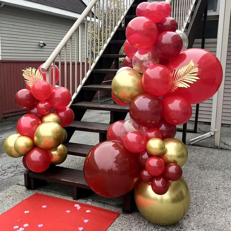 Tobran 60 Packs 12 Inch Balloons with Metallic Silver Confetti Latex ...