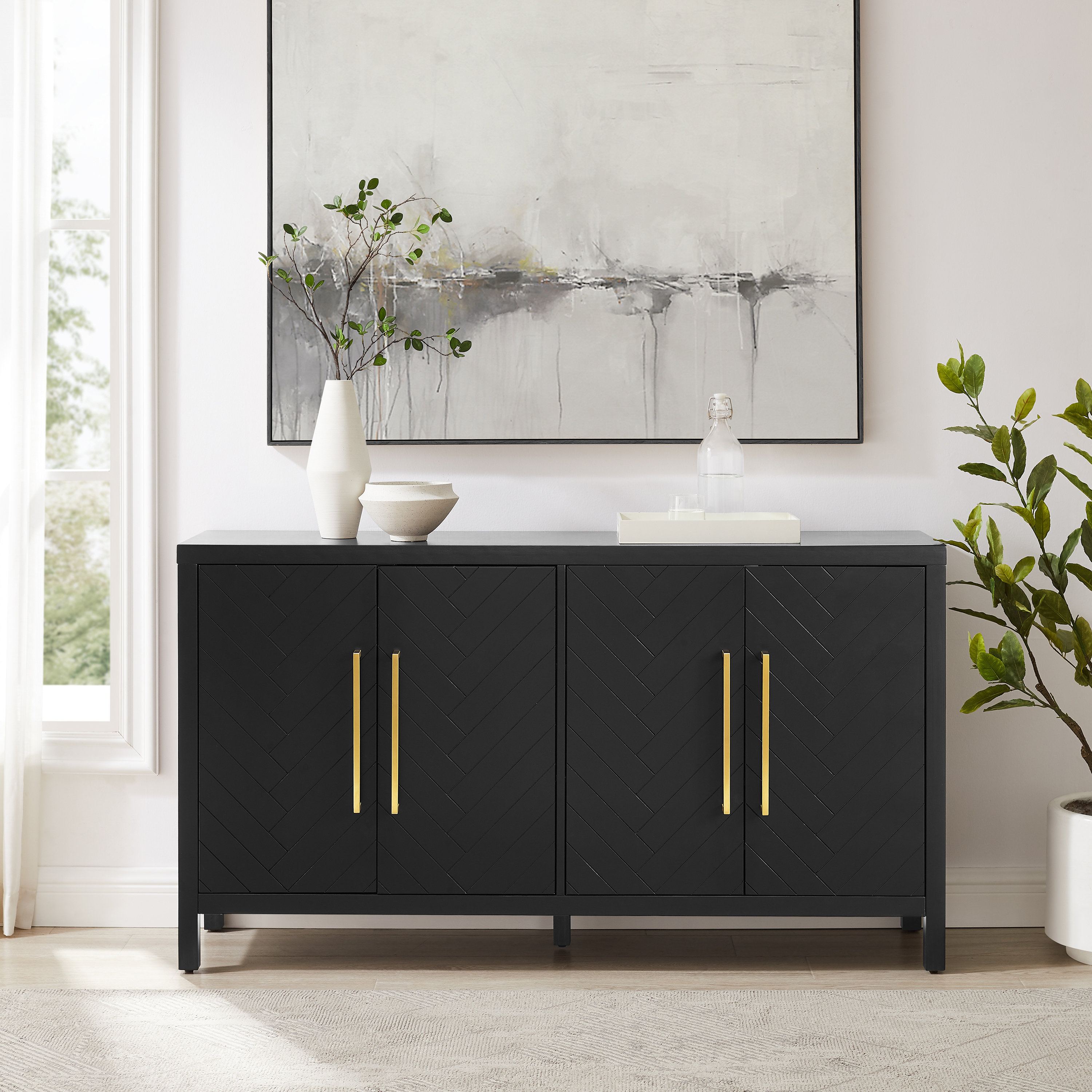 Everly Quinn Grafton 58'' Wide Sideboard & Reviews | Wayfair