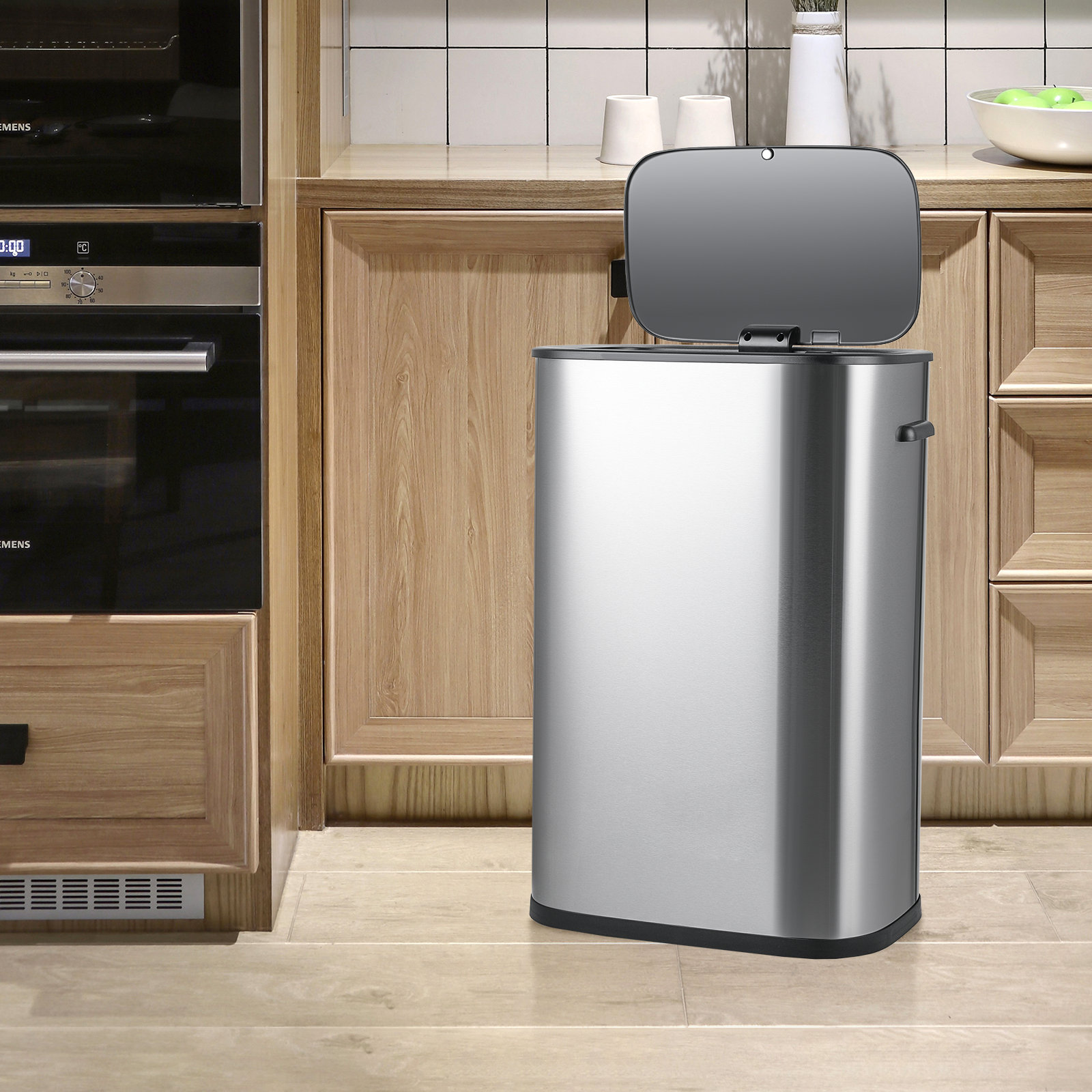 Bring Home Furniture 14.5 Stainless Steel Motion Sensor Trash Can ...