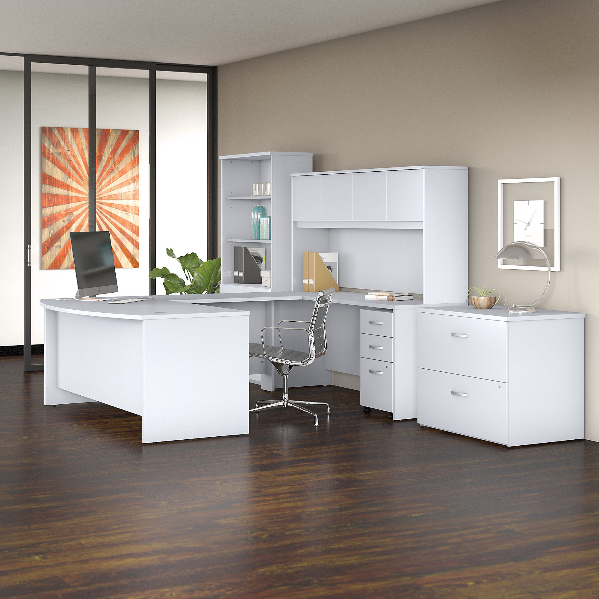 Bush Business Furniture Studio C Configurable Office Set & Reviews ...